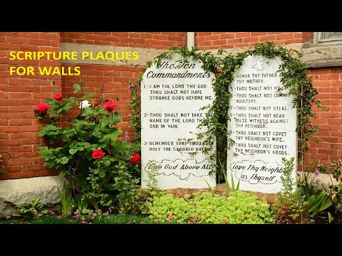 Scripture Plaques For Walls Based On A Bible Verse For Beautiful Home Decor