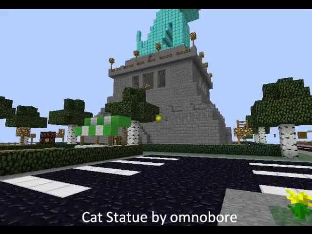 Cat Statue (of Liberty) Minecraft Map