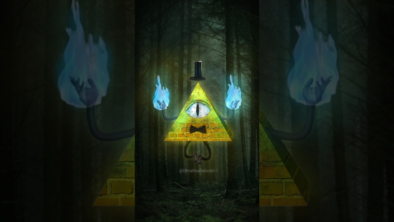 Bill Cipher 👁️🪬✨ #realistic #gravityfalls #billcipher #shorts