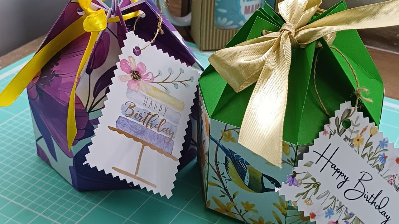 Haciendo una caja hexagonal! con moldes