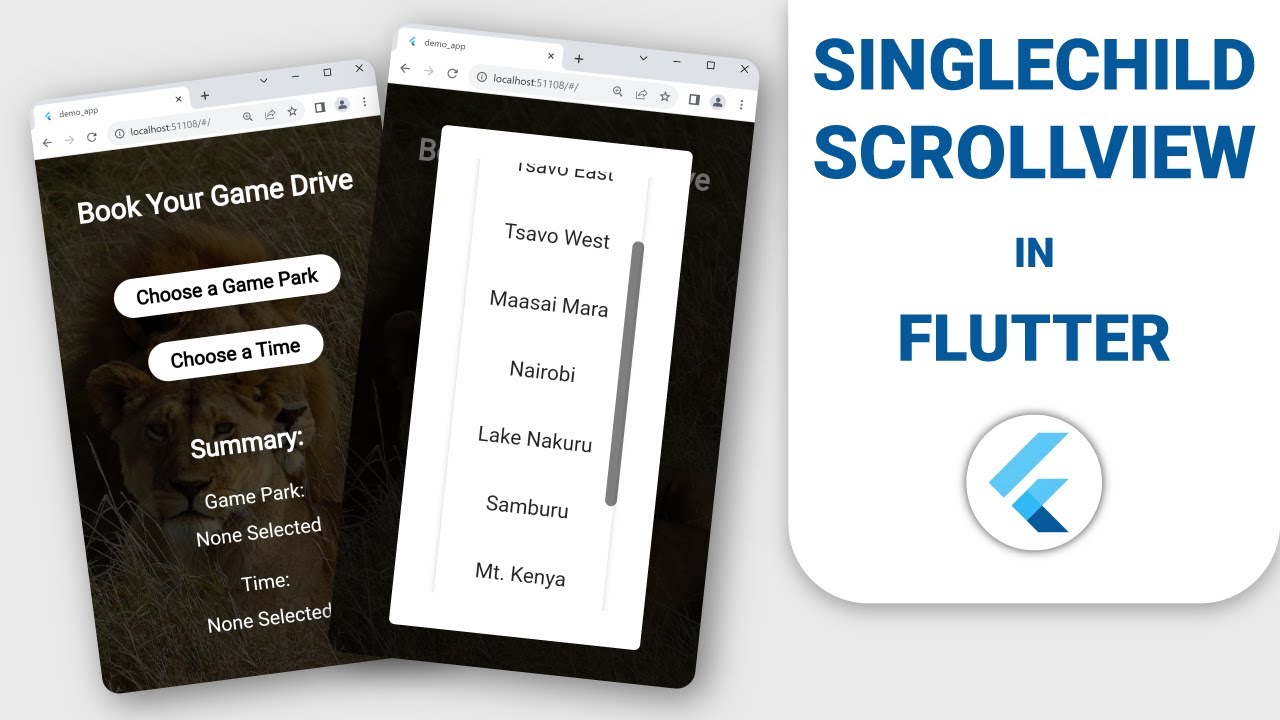 SingleChildScrollView Flutter tutorial (with example).