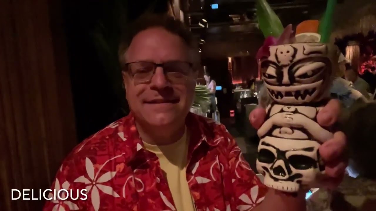 Three dots and a dash tiki bar Chicago May 2022
