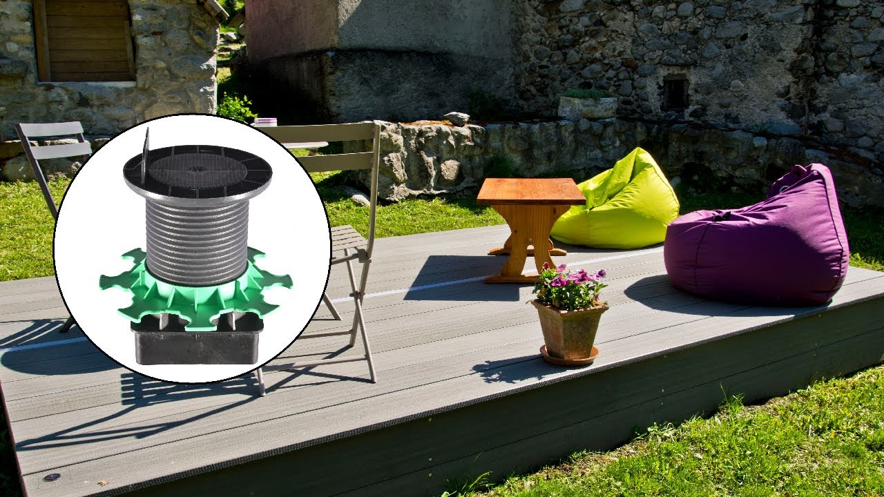 ELEVO - ADJUSTABLE DECKING RISER PEDESTAL