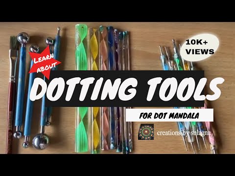 Dotting Tools for Mandala Painting #dottingtools #mandalakit