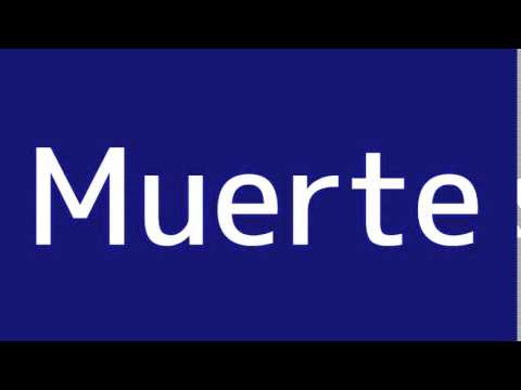 How to say Death in Spanish