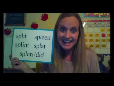 Kindergarten - Reading 17 - Special Sound /spl/
