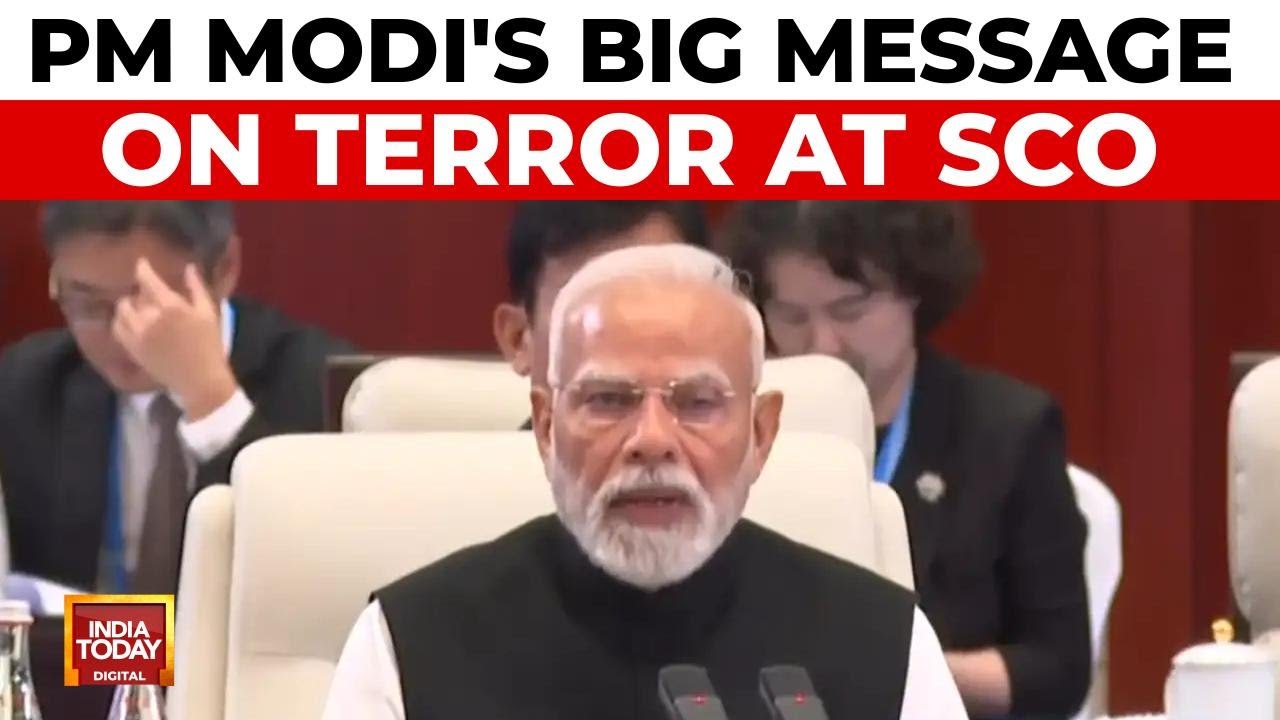 PM Modi At SCO Summit: Zero Tolerance For Cross-Border Terror; No Double Standards | India Today
