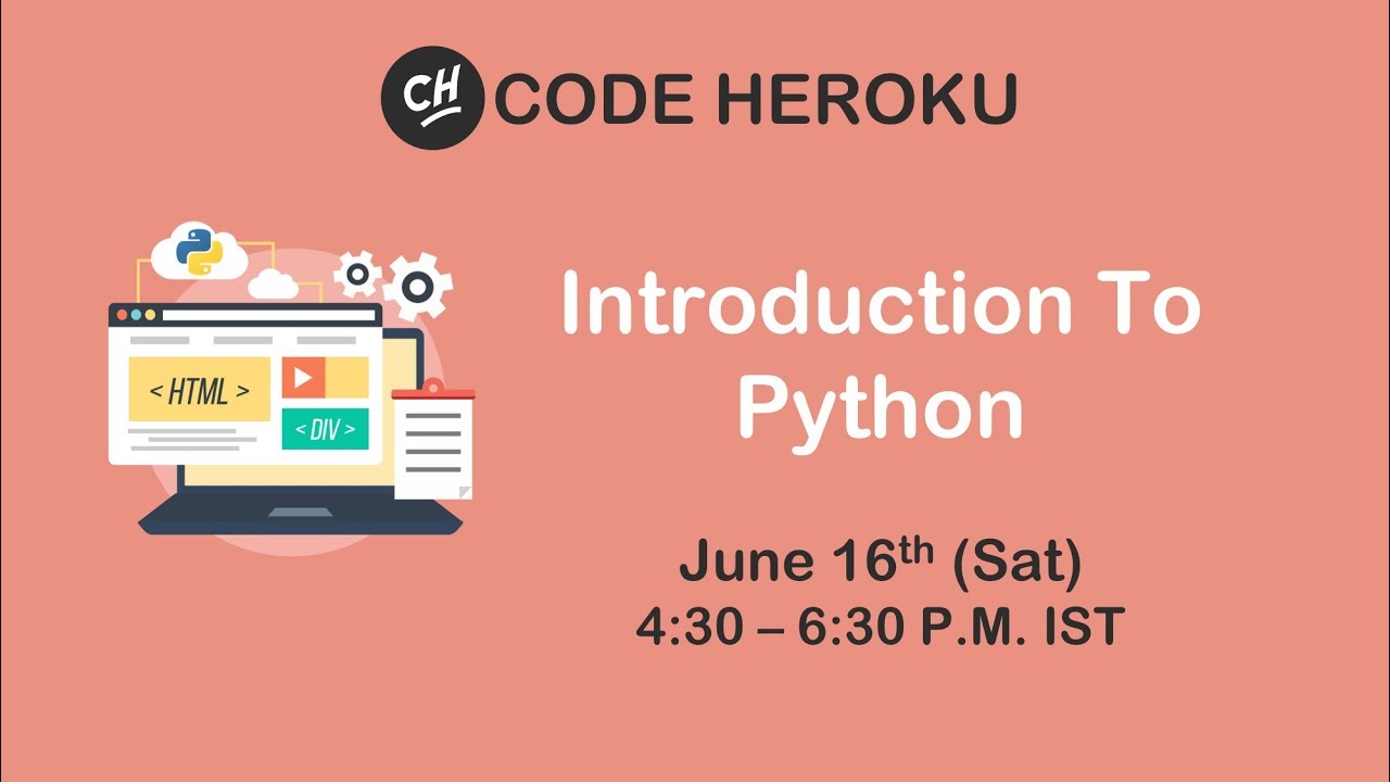 Python Tutorial | Introduction to Python Workshop