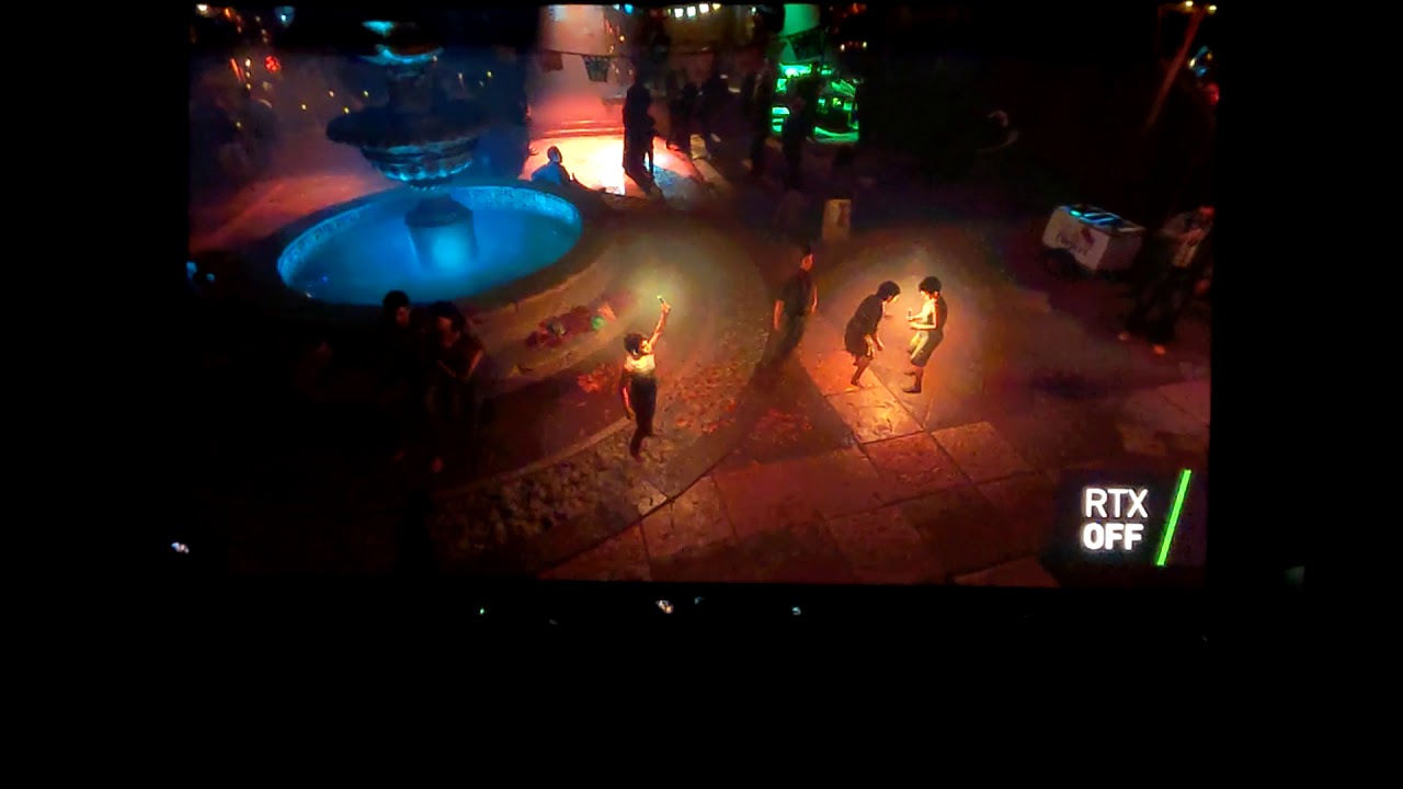 NVIDIA rendering with and without RTX technology