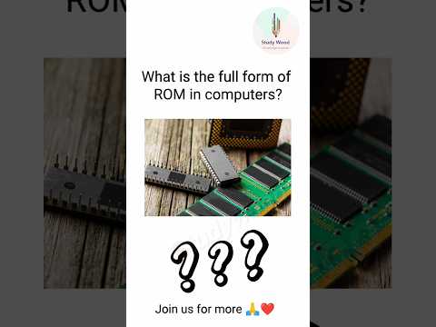 What is the full form of ROM in Computer? #youtubeshorts #shorts #computer