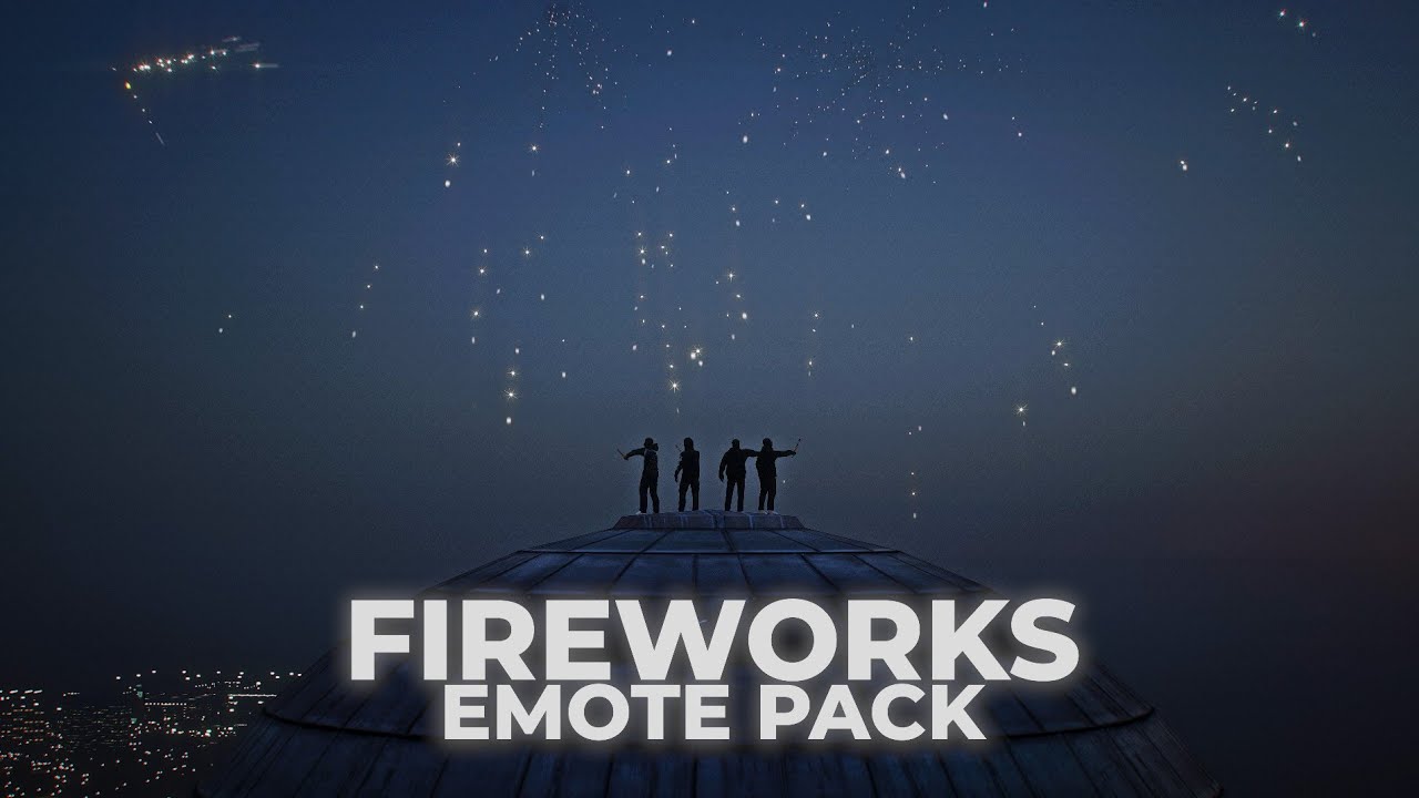 FIREWORKS EMOTE PACK - FiveM Custom Animation Pack
