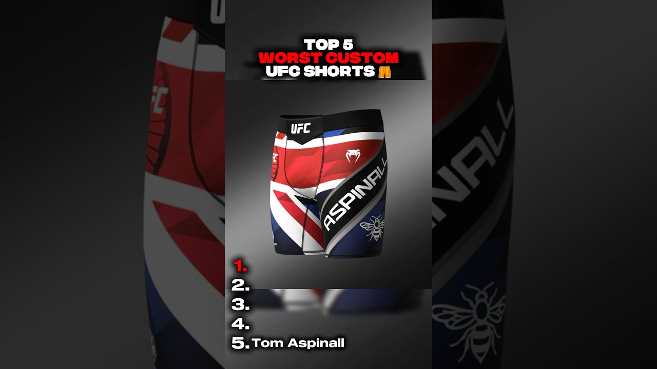 Top 5 Worst Custom UFC Shorts 🩳 #ufc #youtubeshorts #ufcshorts