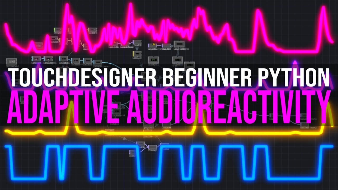 Flexible audio-reactivity tool - Python beginners - Touchdesigner Tutorial