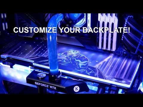 Guide to Customizing a V1 Tech GPU Backplate!
