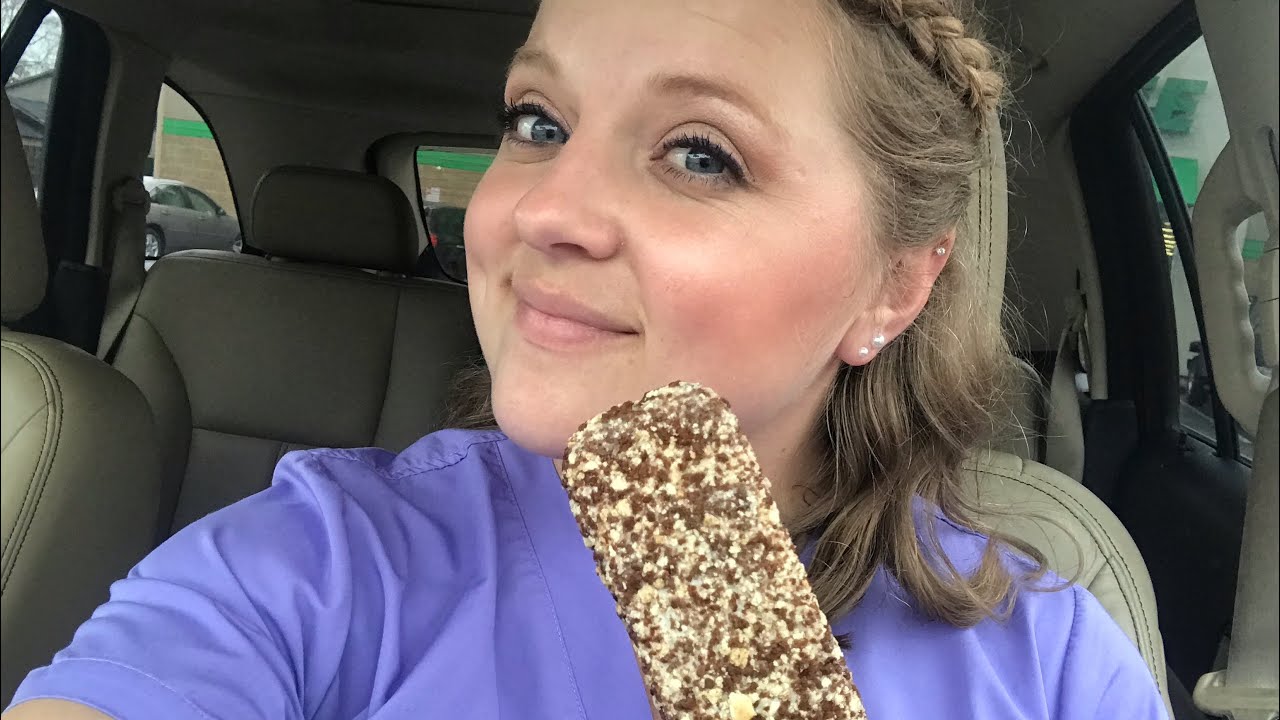 Chocolate Eclair Ice Cream Bar 💜 Eat With Me