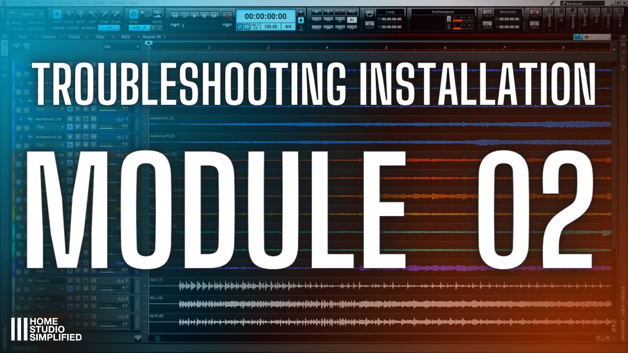 Module 02 Troubleshooting Installation and Updates | Cakewalk by BandLab Training Course