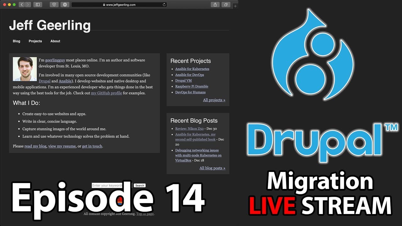 Drupal 7 to 8 LIVE Migration - Ep 14 - Dark Mode and Accessibility