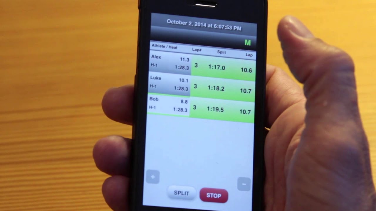 Watch2Web Multi-Timer stopwatch demonstration