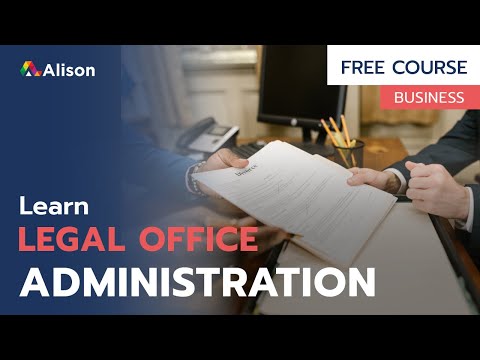 Legal Office Administration - Free Online Course with Certificate