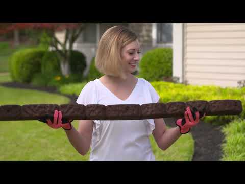 Rubber Edging Installation 100% recycled rubber