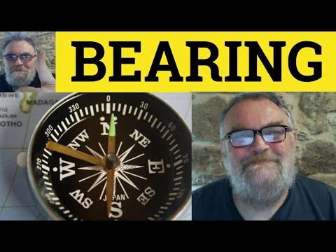 🔵 Bearing Meaning - Bearing Examples - Bearing Defined - GRE Nouns - Bearing