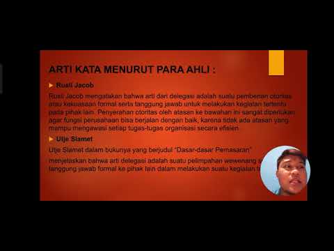 PRESENTASI WEWENANG & DELEGASI