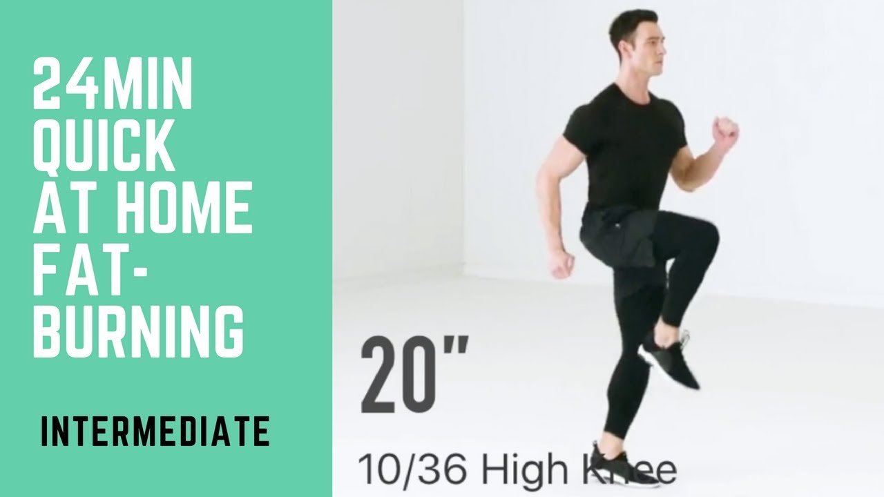 24Min Fat-Burning Cardio Workout - Intermediate | No Equipment | Get in Shape Fast