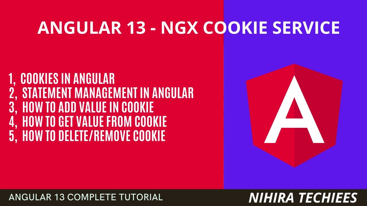 ngx-cookie service in angular | how to implement cookie in angular 13 | angular 13 tutorial #34