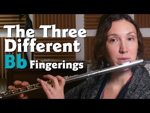 The Three Different Bb Fingerings