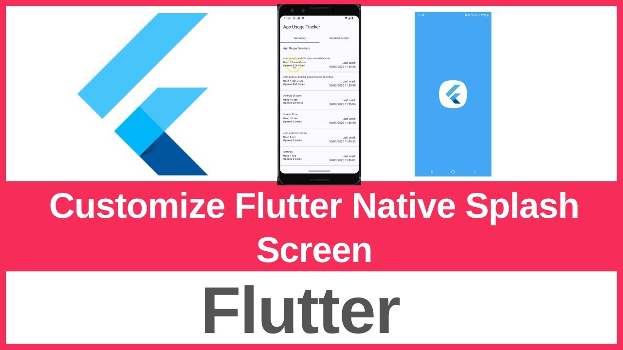 How to Customize Flutter Native Splash Screen Easily!
