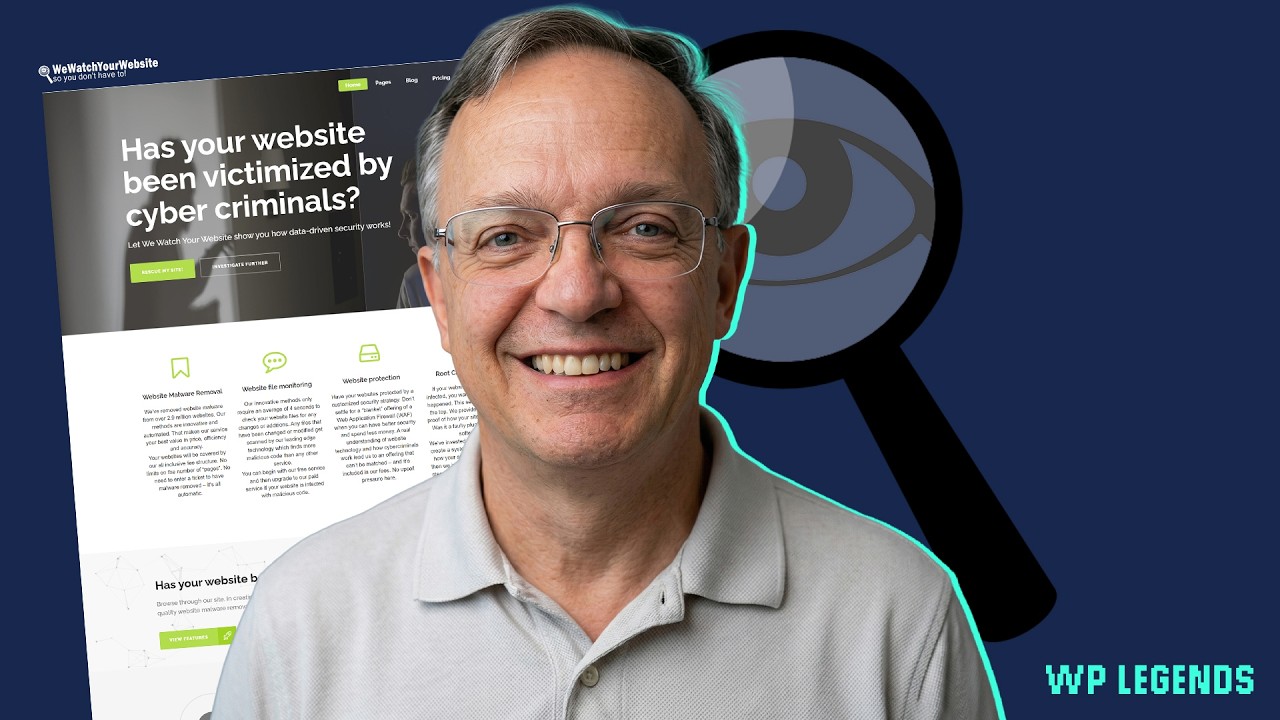 Thomas Raef, Owner of WeWatchYourWebsite, on Malware, WordPress Security, and AI Detection | E128