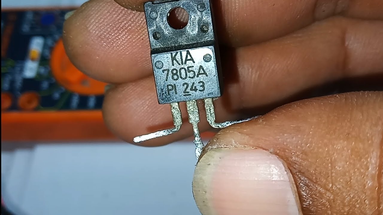 How to measure the 7805 regulator #electronics