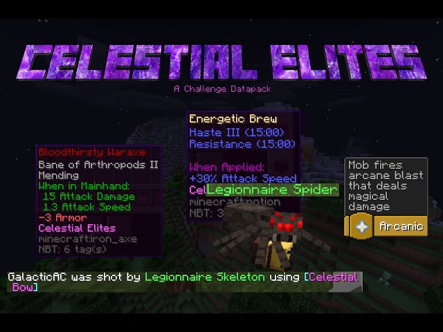 Celestial Elites Minecraft Data Pack