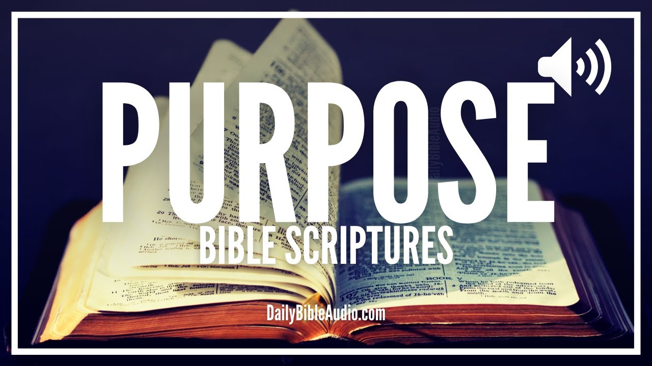 Bible Verses On Purpose | Powerful Scriptures On God's Purpose For You