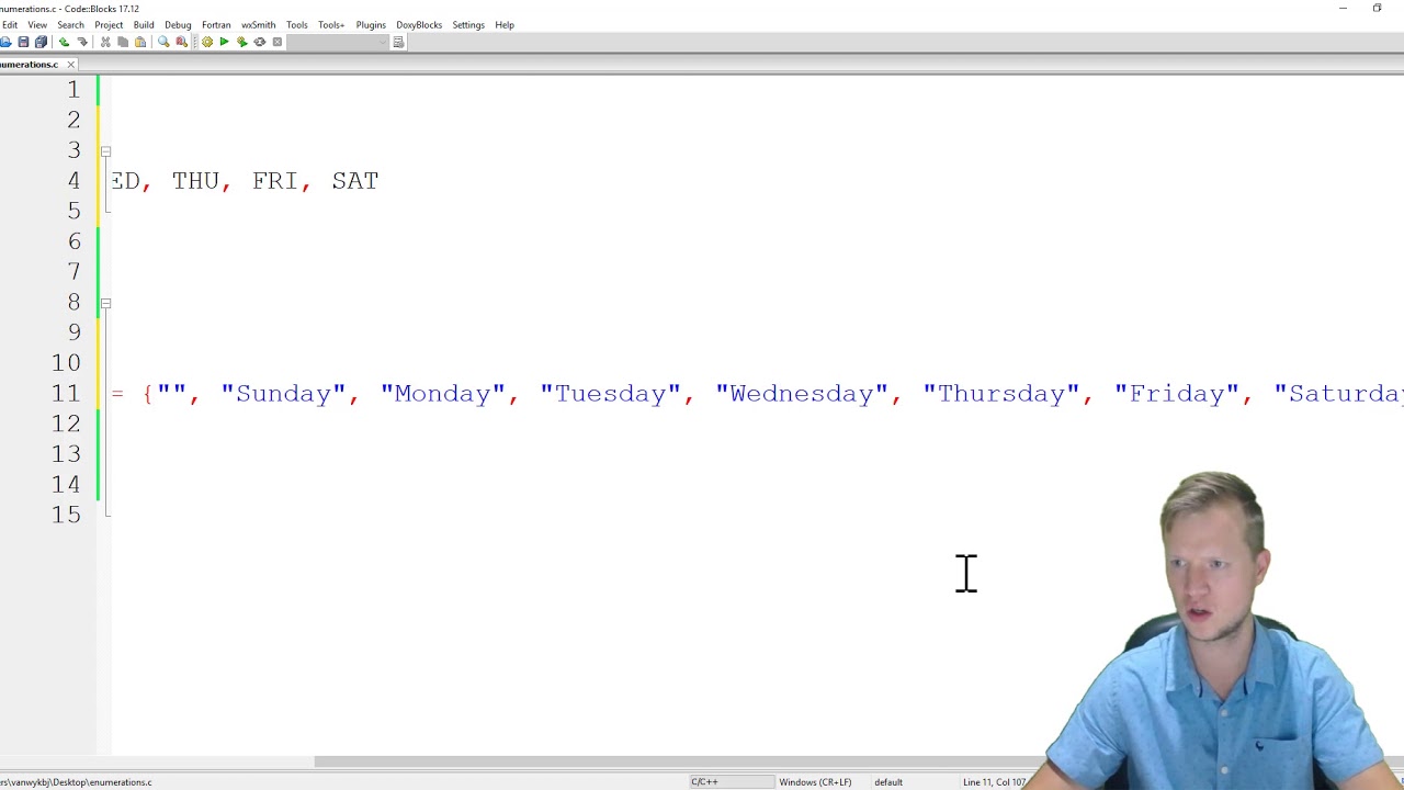 36. C Programming - Enumerations