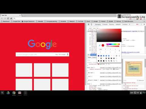 HOW TO CHANGE YOUR GOOGLE BACKGROUND COLOR!!!
