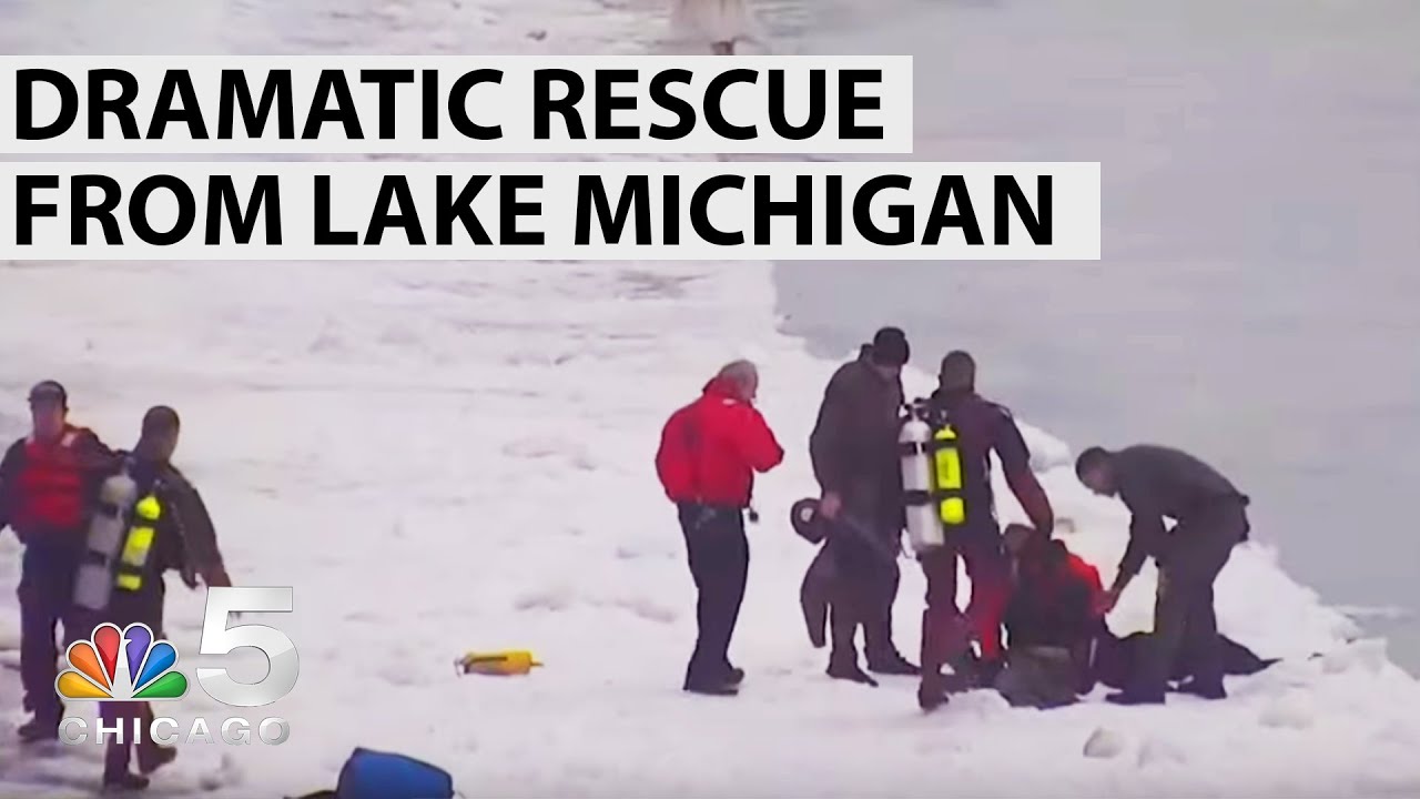 CPD Officers Rescue Man From Lake Michigan | NBC Chicago