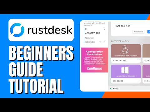 RustDesk Tutorial For Beginners - How To Use Rustdesk Step By Step