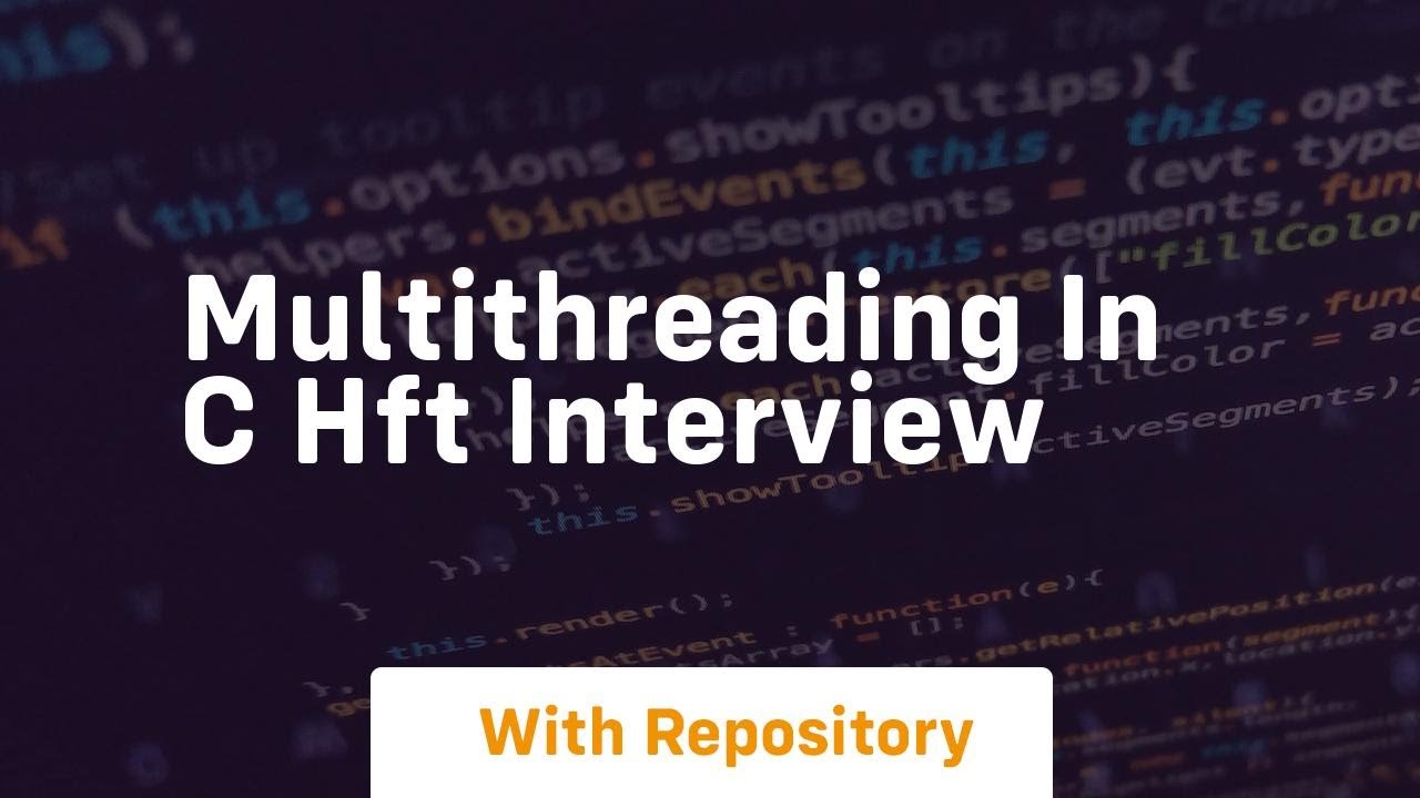 multithreading in c hft interview