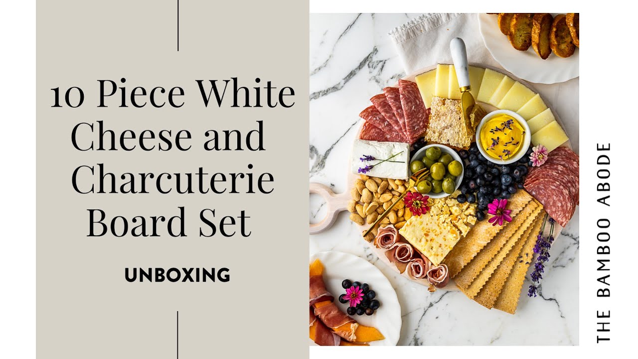 Cheese Board Set / Charcuterie Platter Unboxing | Host at Home by The Bamboo Abode