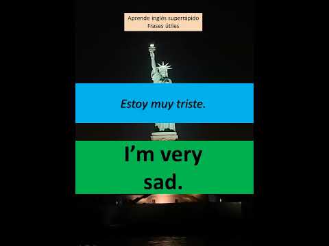 Estoy muy triste / I'm very sad #ingles #vocabularioingles #inglesencasa