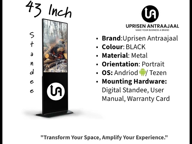 Digital Standee - 55 Inch Digital Standee Service Provider from Agra