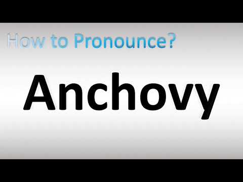 How to Pronounce Anchovy