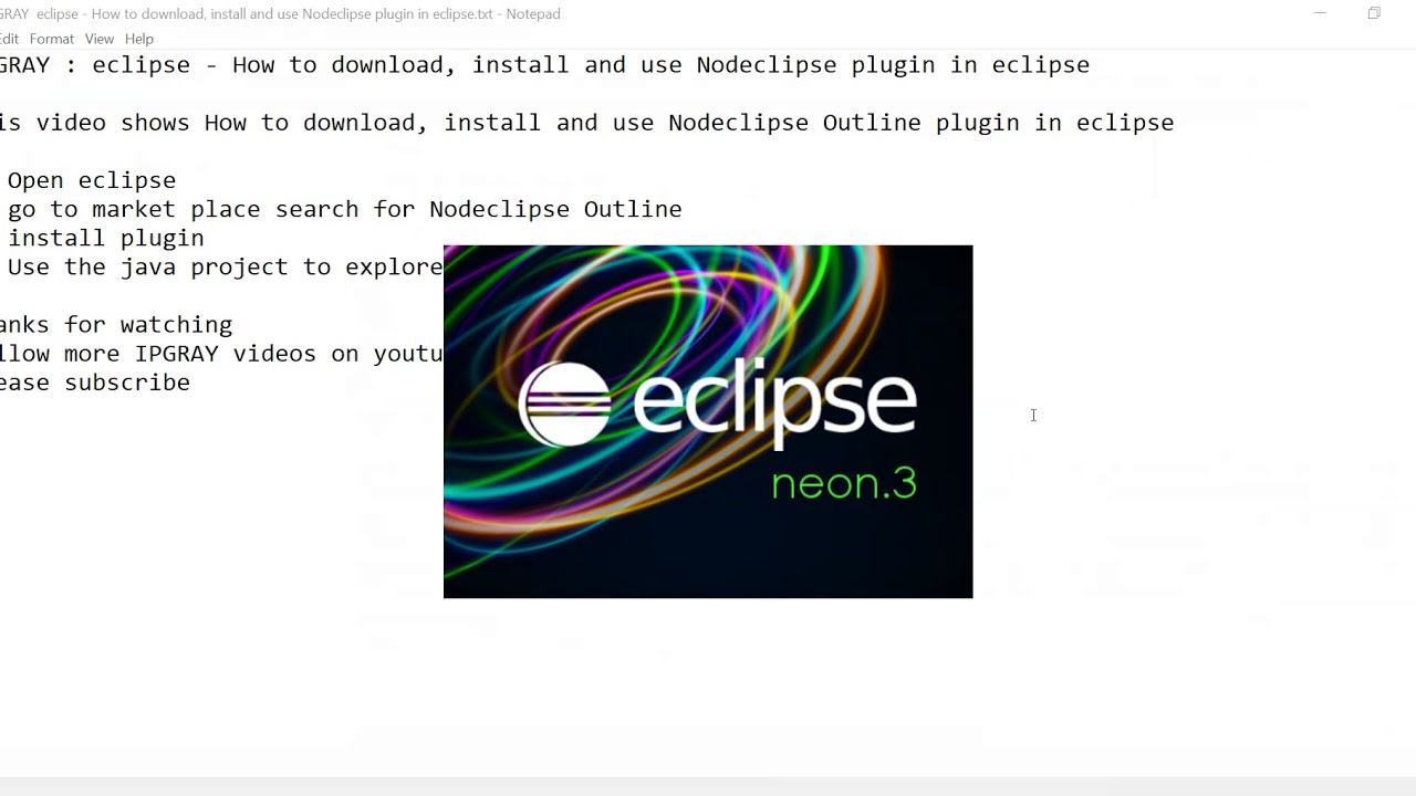 IPGRAY : eclipse - How to download, install and use Nodeclipse plugin in eclipse