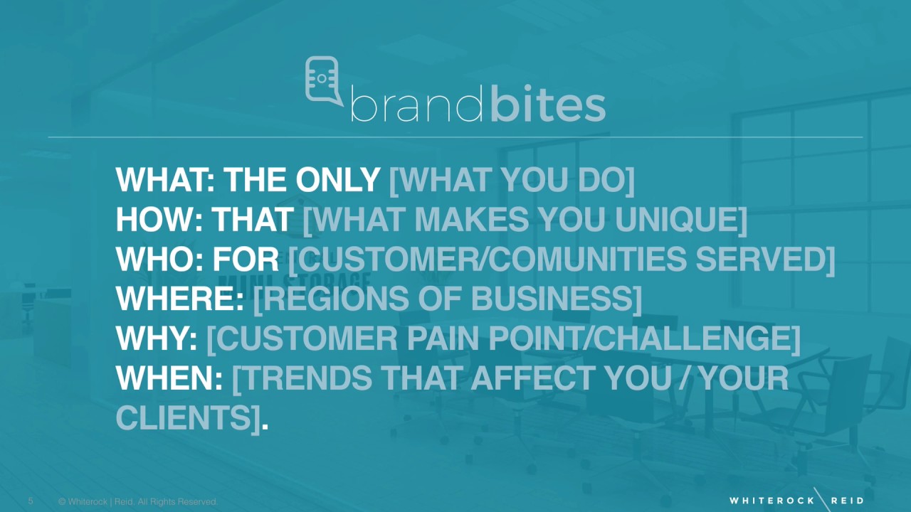 Brand Bites - How to Write Your Onliness Statement