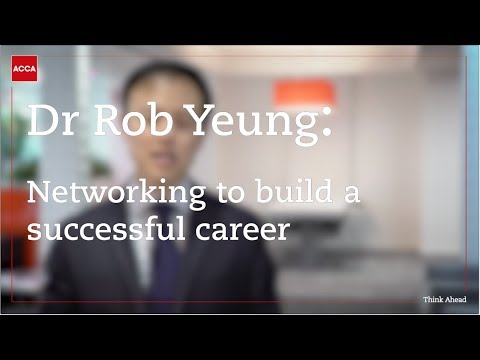 Dr Rob Yeung on networking to build a successful career