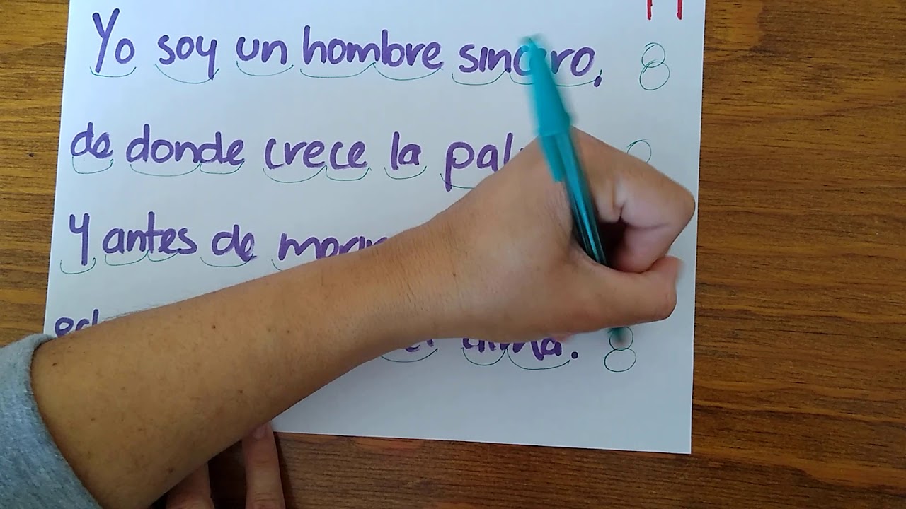 ¿Cuáles son las reglas para separar sílabas en un poema? – LIB ASK