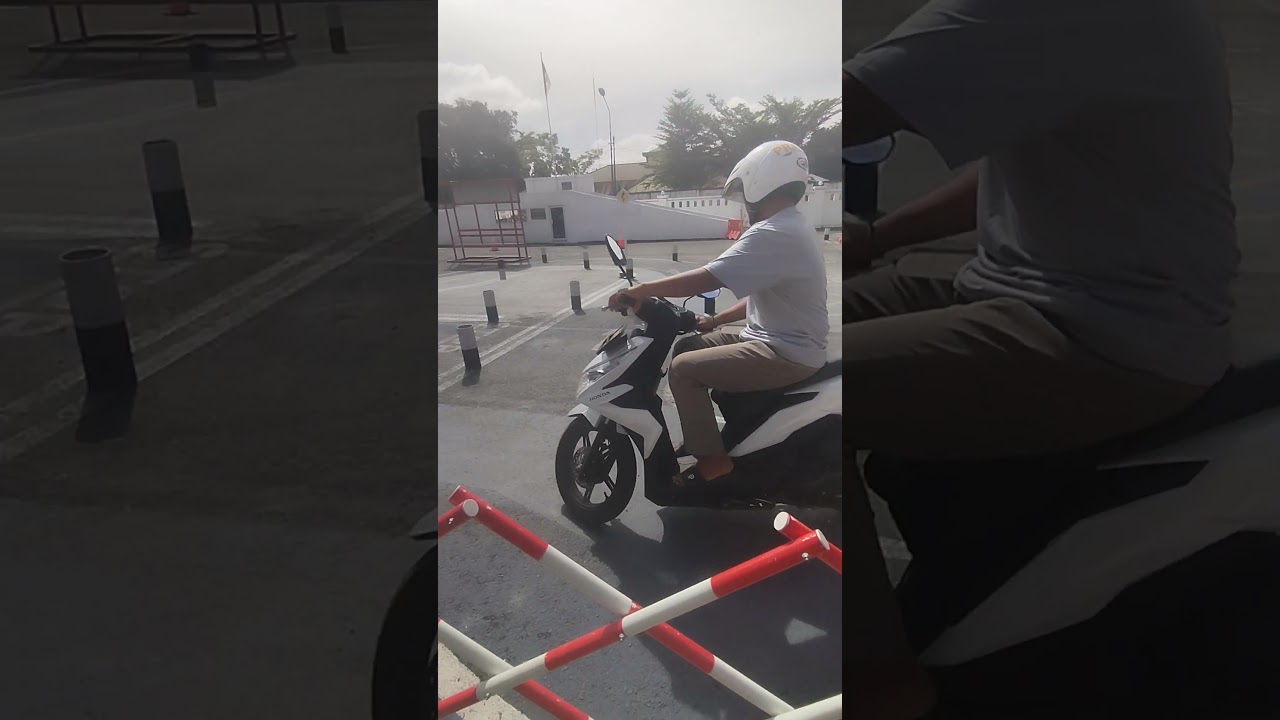 Ujian praktek SIM C. 2025. TREK MUDAH DAN GAMPANG TANPA ANGKA DELAPAN. 2025