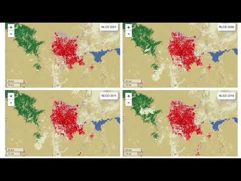 Creating linked maps using leafmap
