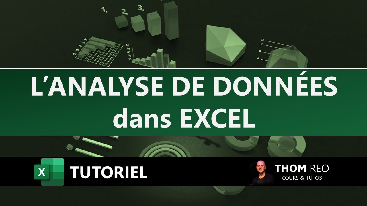 L'ANALYSE de DONNÉES dans EXCEL - Tableaux et graphiques automatiques (Tutoriel)